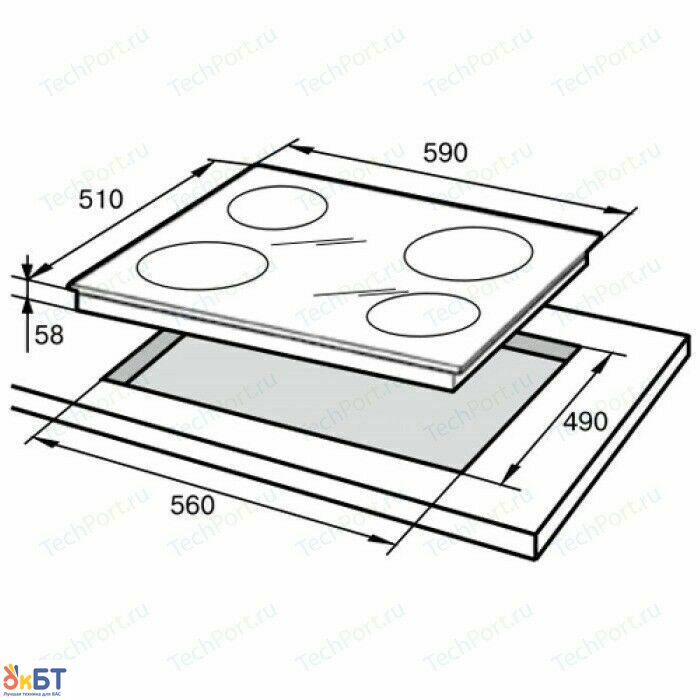 Электрическая варочная панель DeLonghi PVC 62 TC